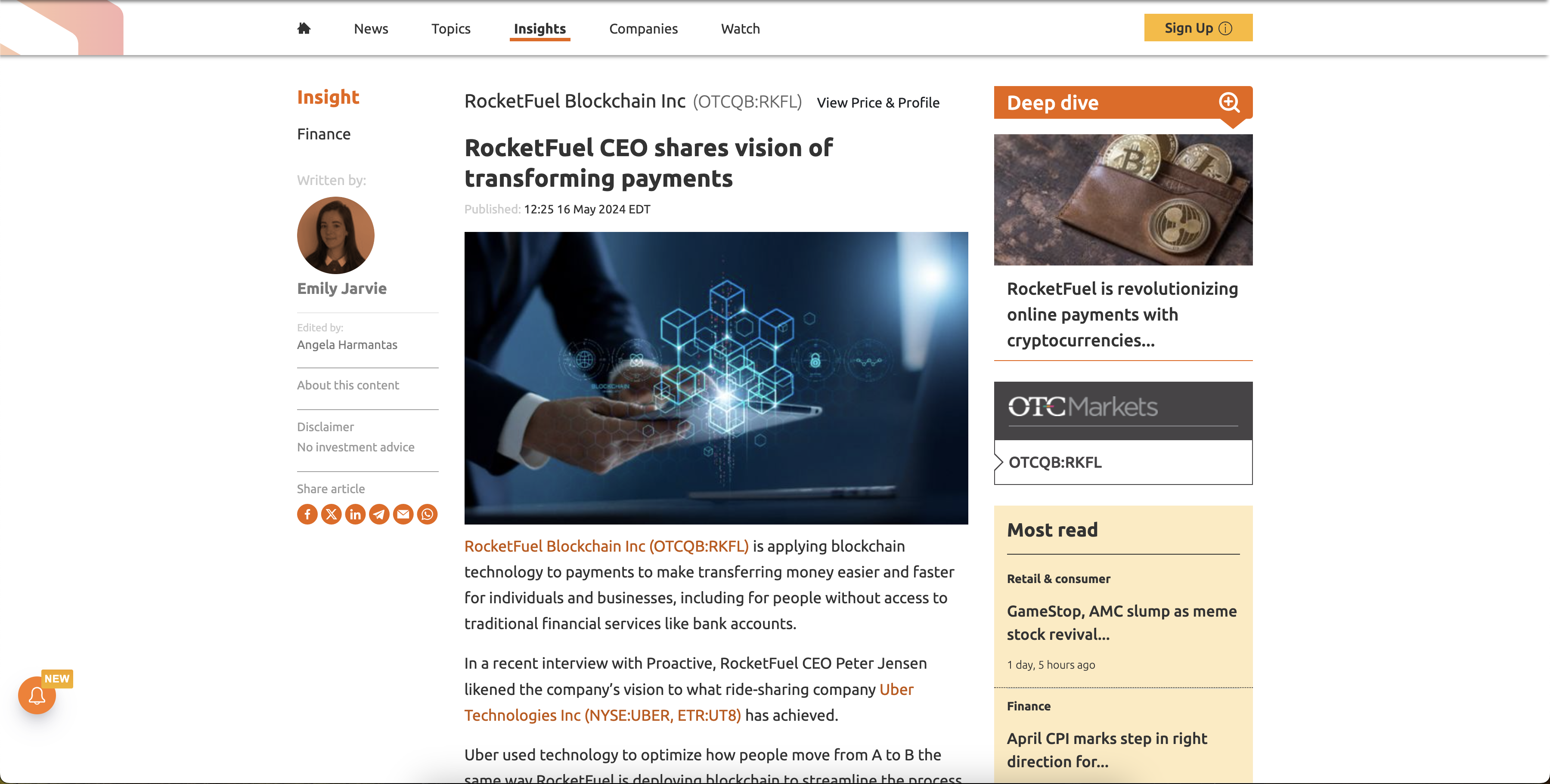 RocketFuel CEO shares vision of transforming payments - RocketFuel